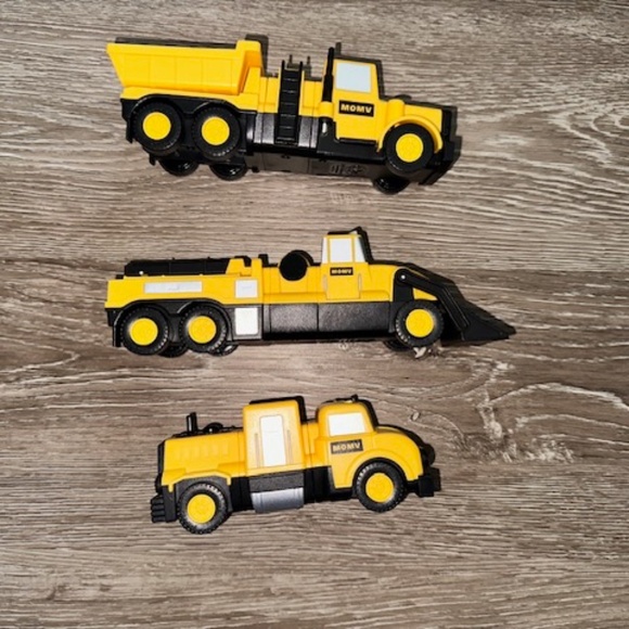 Lakeshore | Toys | Like New Magnetic Construction Vehicles Mix Match ...